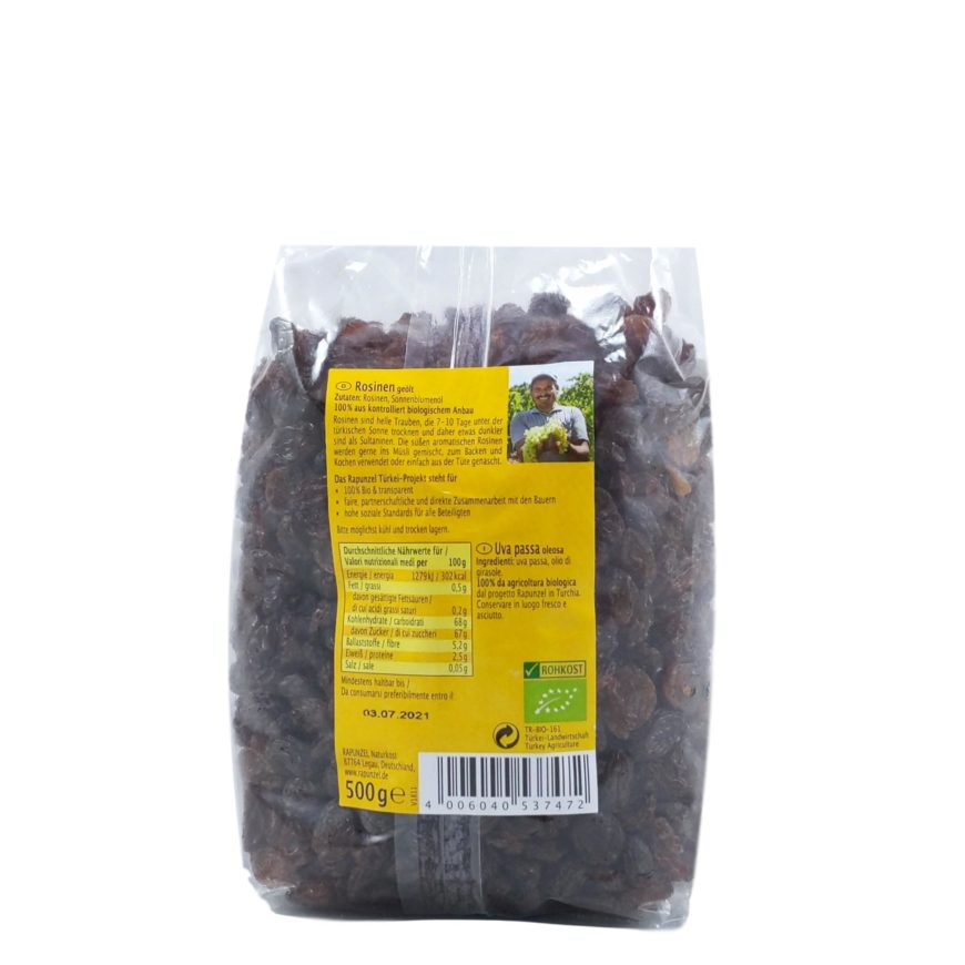 Rosinen 500g online kaufen & bestellen » Bio Grauer Shop